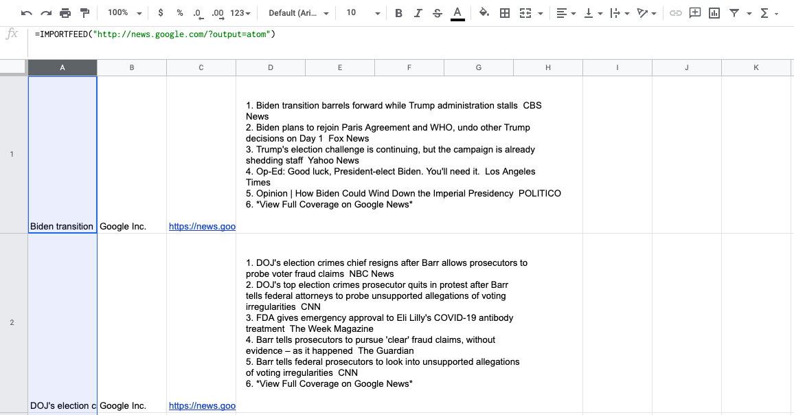 10 ways to get data into Google Sheets | Part 1