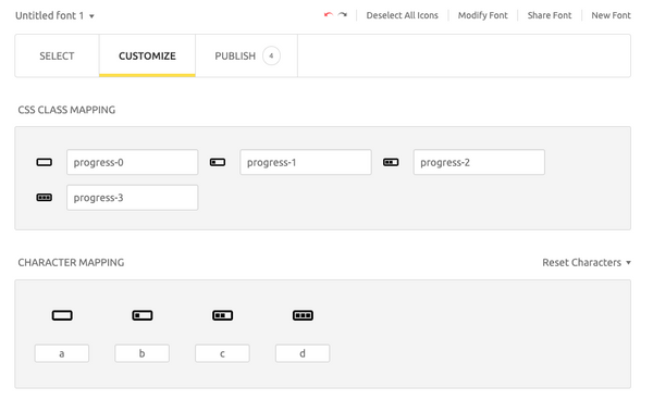 How to add icon fonts