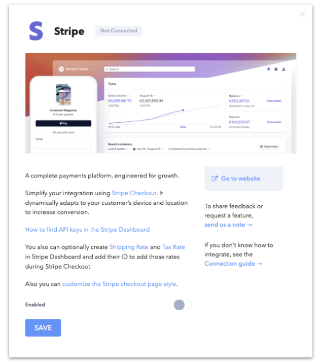 Integrate Stripe Into Website
